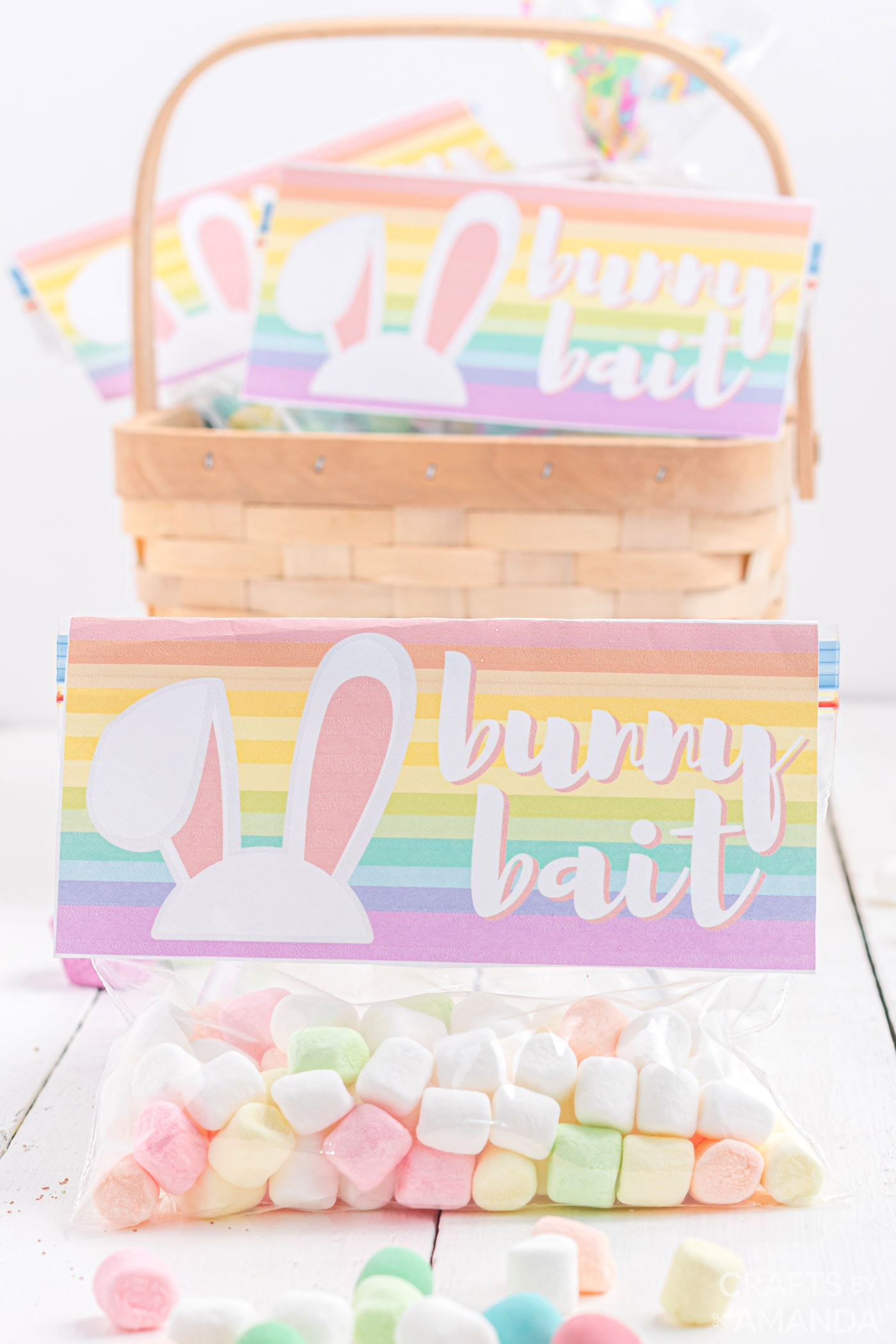 Bunny Bait Bag Topper - Crafts by Amanda - Free Printables