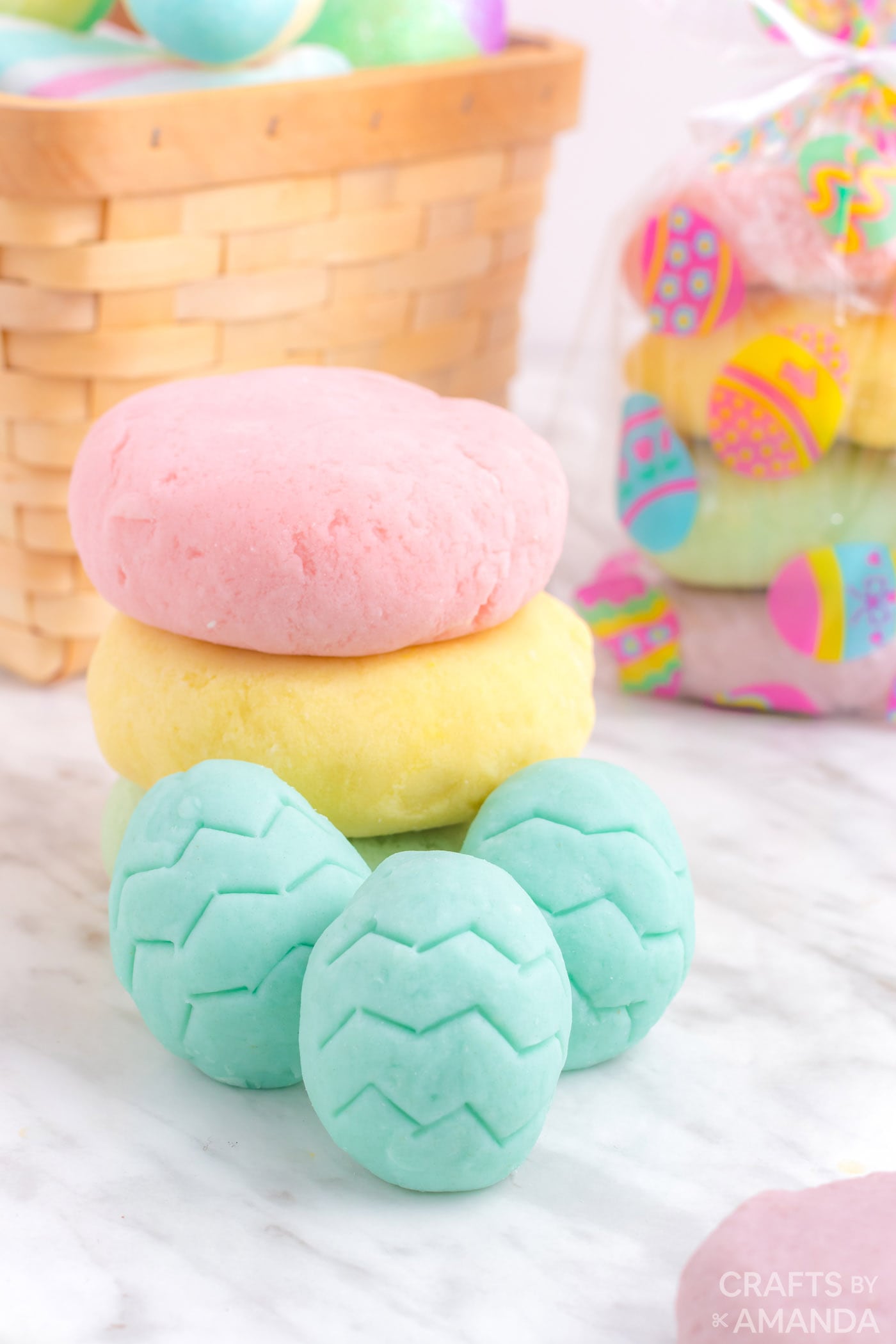 Easter Play Dough - Crafts by Amanda - Easter Crafts
