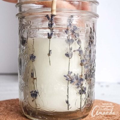 Lavender Candles - Crafts by Amanda
