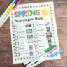 Spring Scavenger Hunt - Crafts by Amanda - Free Printables