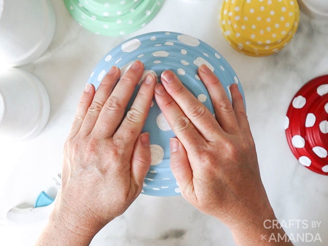 Clay Pot Toadstools - Crafts by Amanda - Clay Pot Crafts