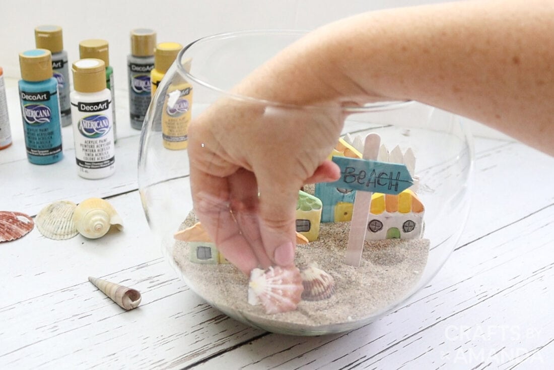 Mini Coastal Clay Houses - Crafts by Amanda - Beach Crafts