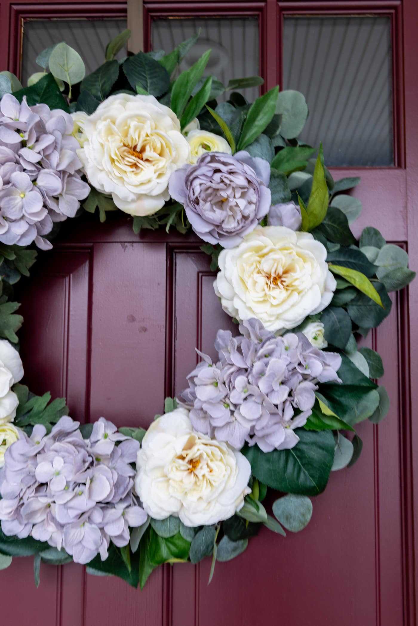 Hydrangea Wreath - Crafts by Amanda