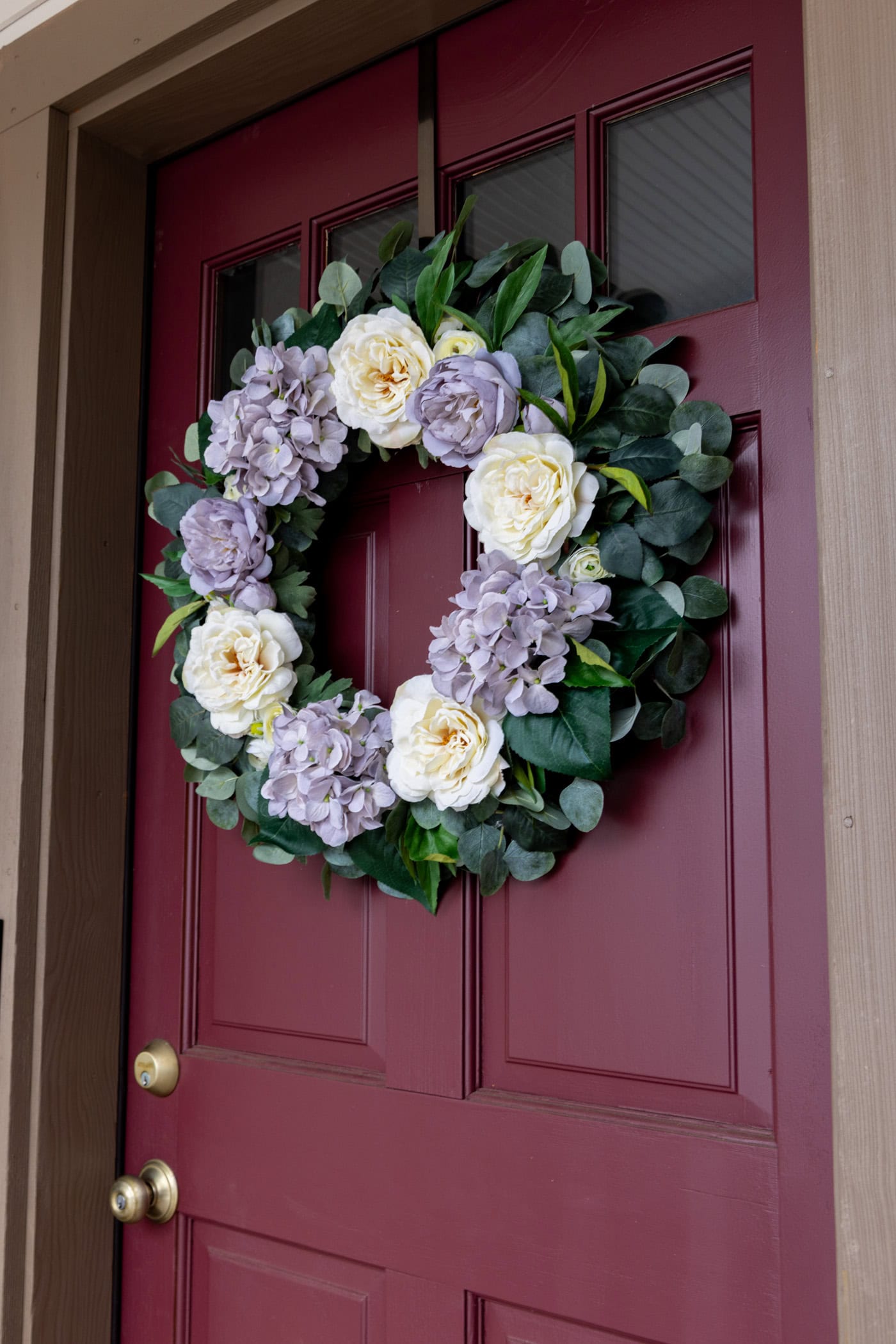 Hydrangea Wreath - Crafts by Amanda